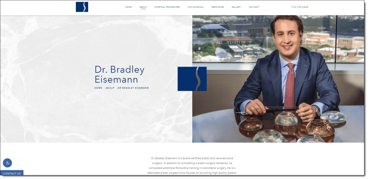 Meet Dr. Bradley Eisemann of Eisemann Plastic Surgery Center in Houston, Texas - Doctor ...