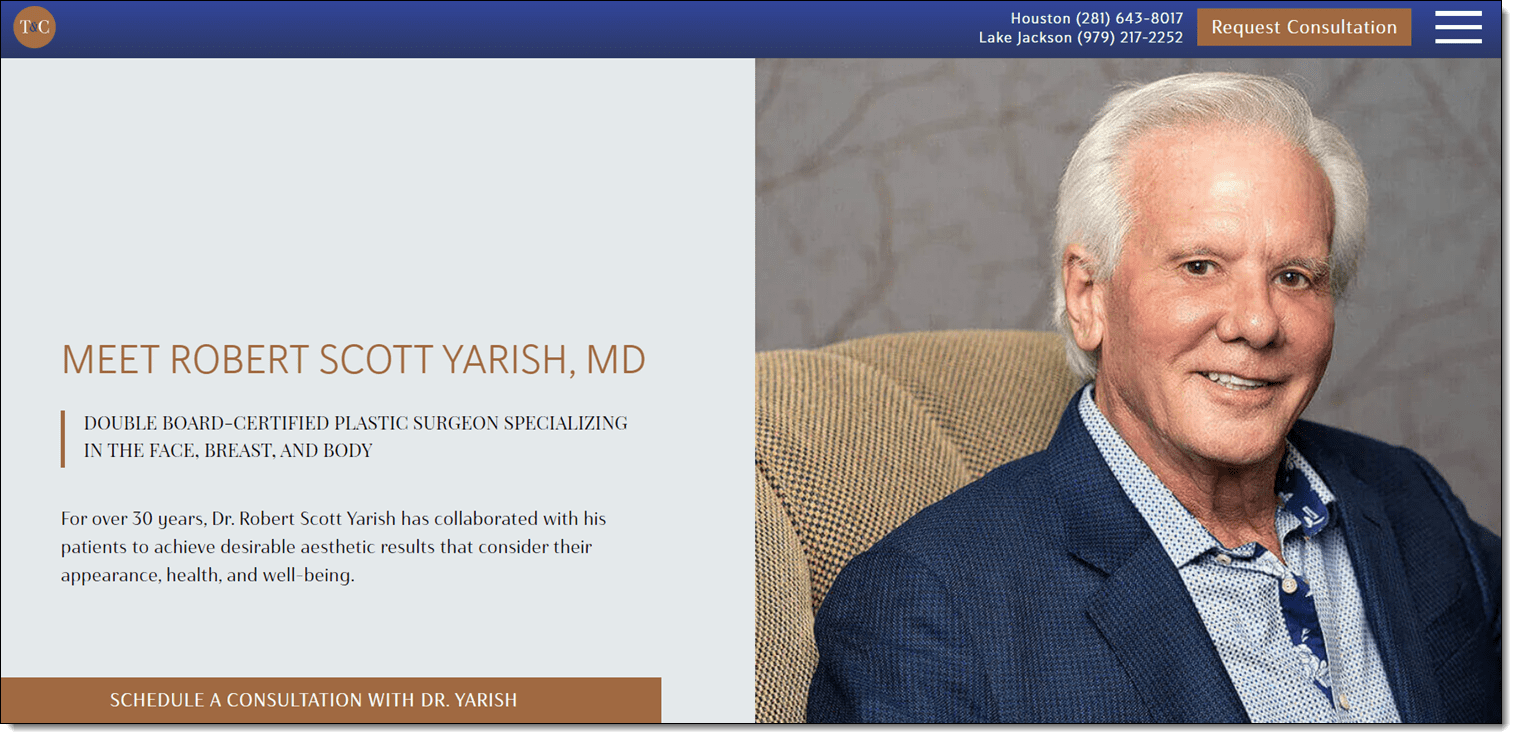 Meet Dr. Robert Scott Yarish of Town and Country Plastic Surgeons and ...