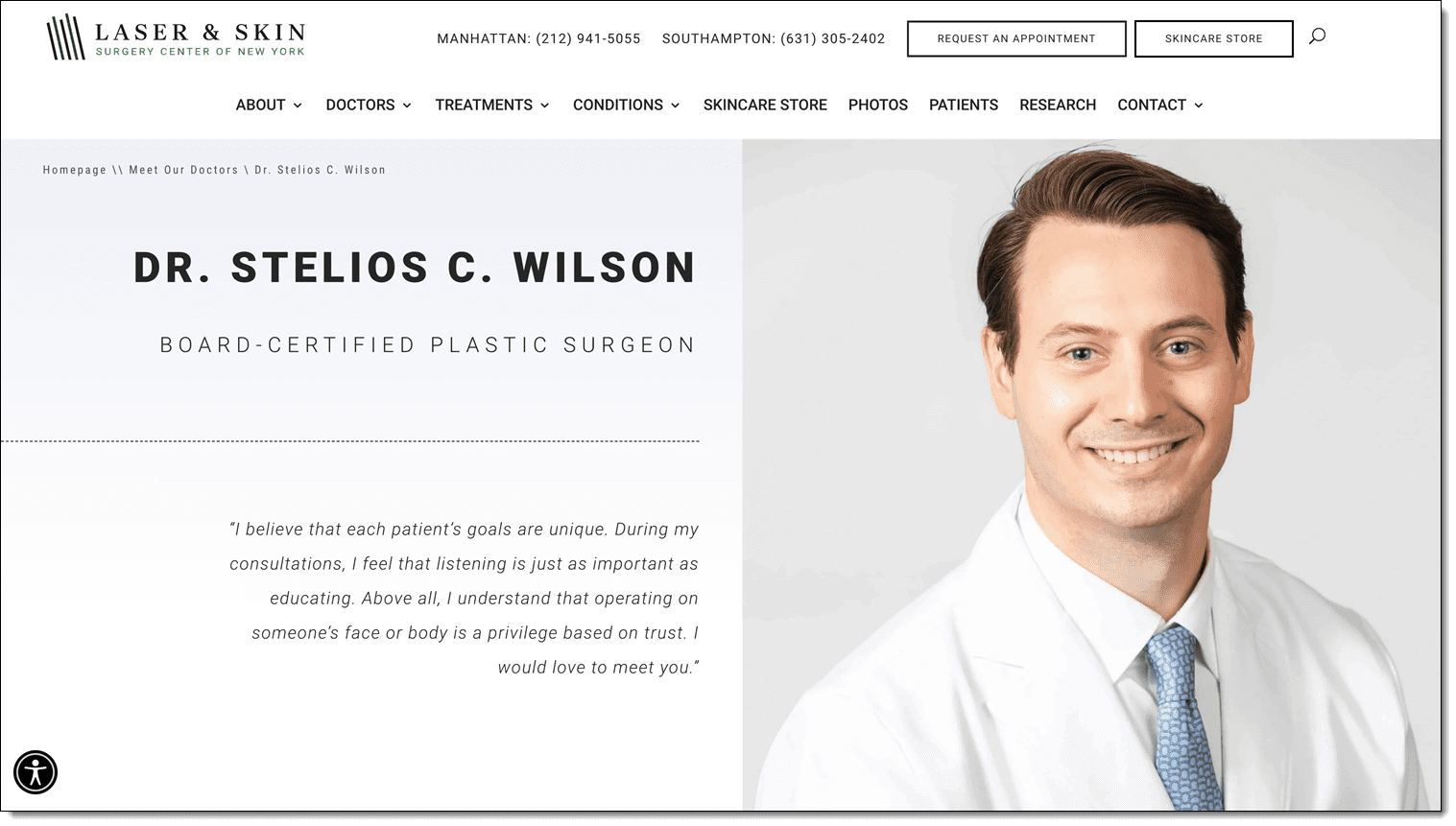 Meet Dr. Stelios C. Wilson of Laser & Skin Surgery Center in New York ...