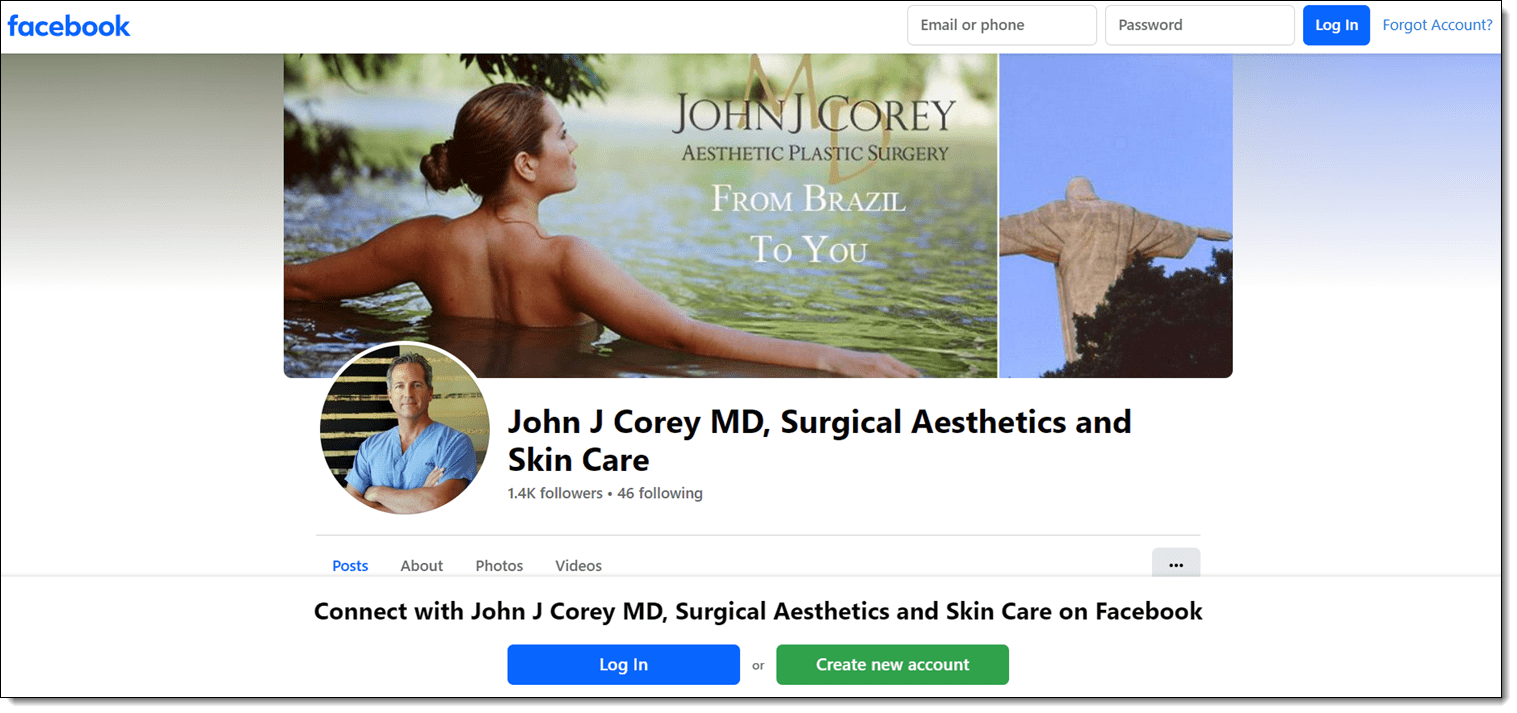 Meet Dr. John J. Corey of John J. Corey, MD - Aesthetic Plastic Surgery in Phoenix, Arizona ...