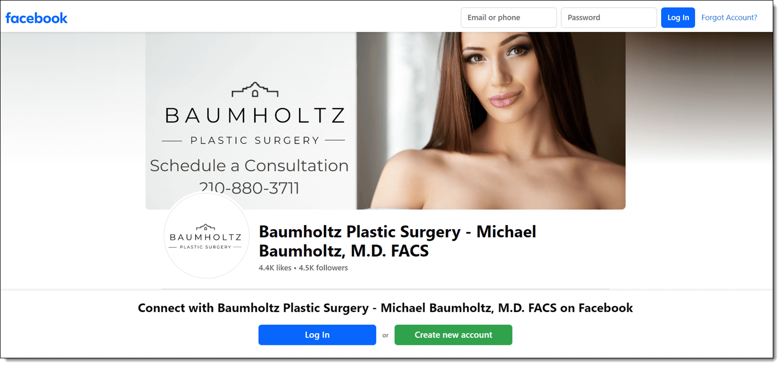 Meet Dr. Michael Baumholtz of Baumholtz Plastic Surgery in San Antonio, Texas - Doctor Marketing ...