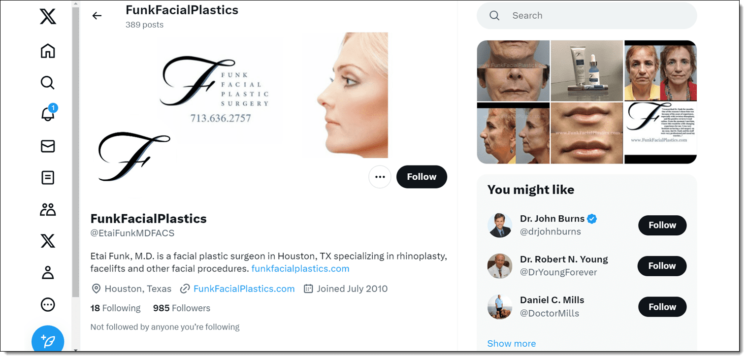 Meet Dr. Etai Funk of Funk Facial Plastic Surgery in Houston, Texas ...