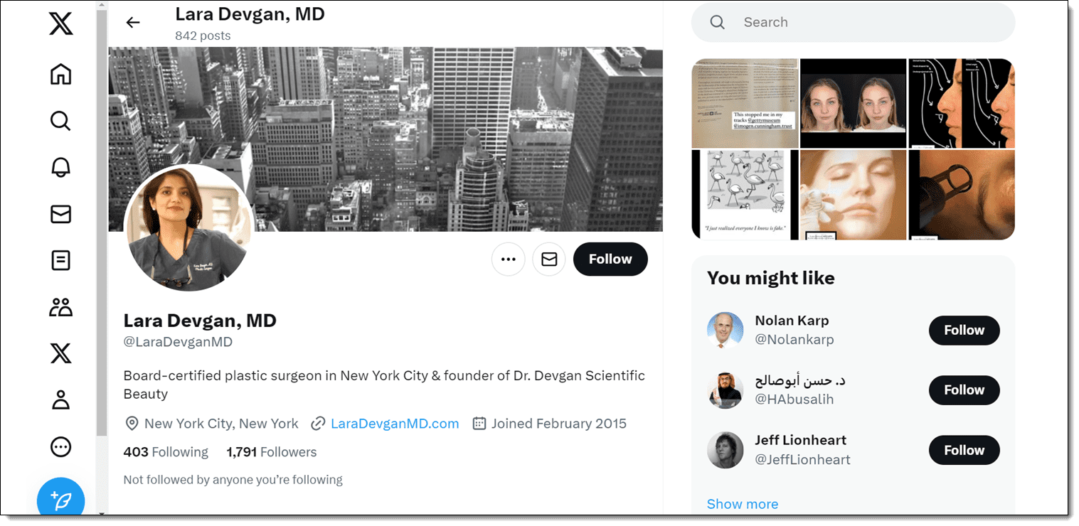 Meet Dr. Lara Devgan of Lara Devgan, MD, PLLC in New York, New York ...