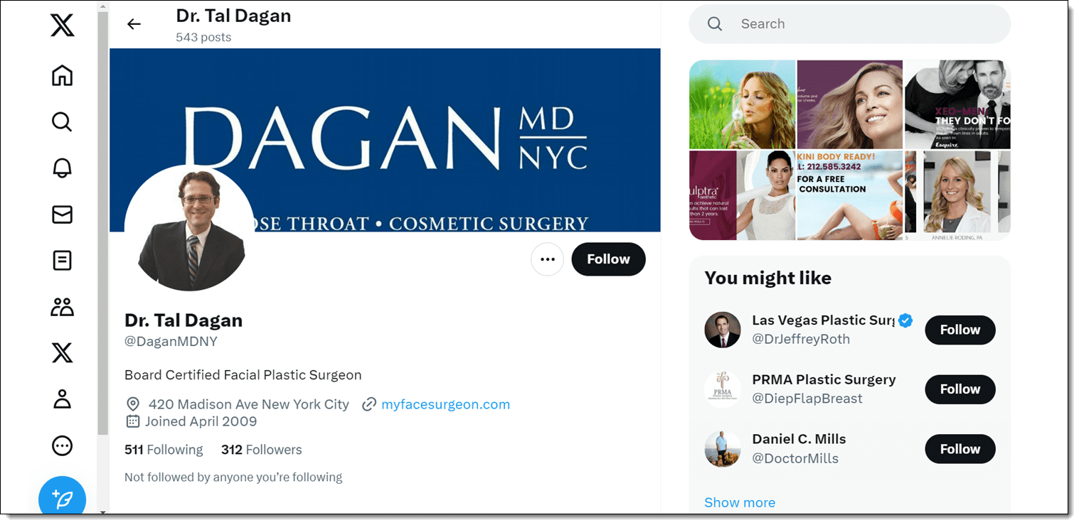Meet Dr. Tal Dagan of Tal Dagan, MD, FACS in New York, New York ...