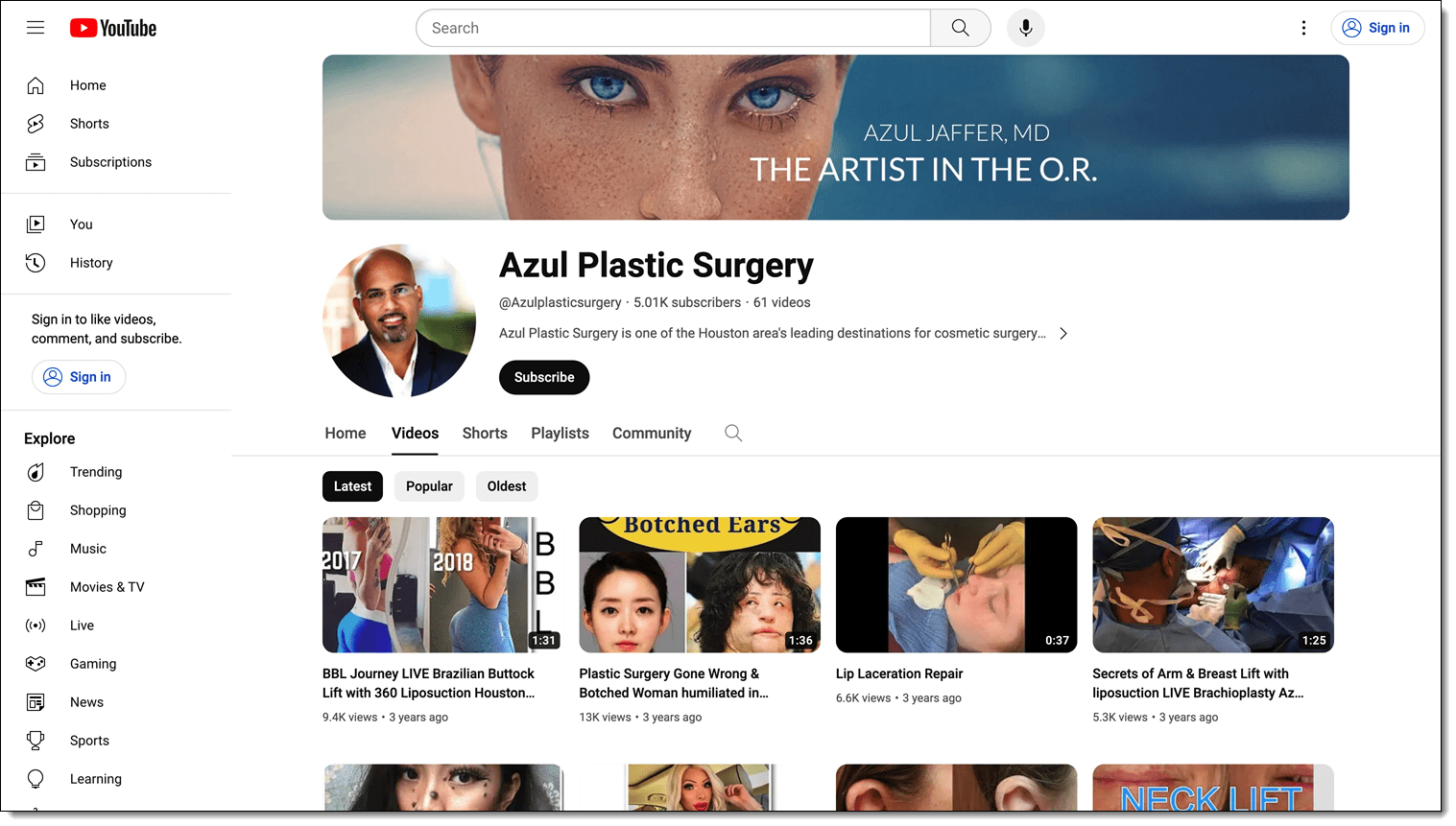 Meet Dr. Azul Jaffer of Azul Plastic Surgery in Houston, Texas - Doctor ...