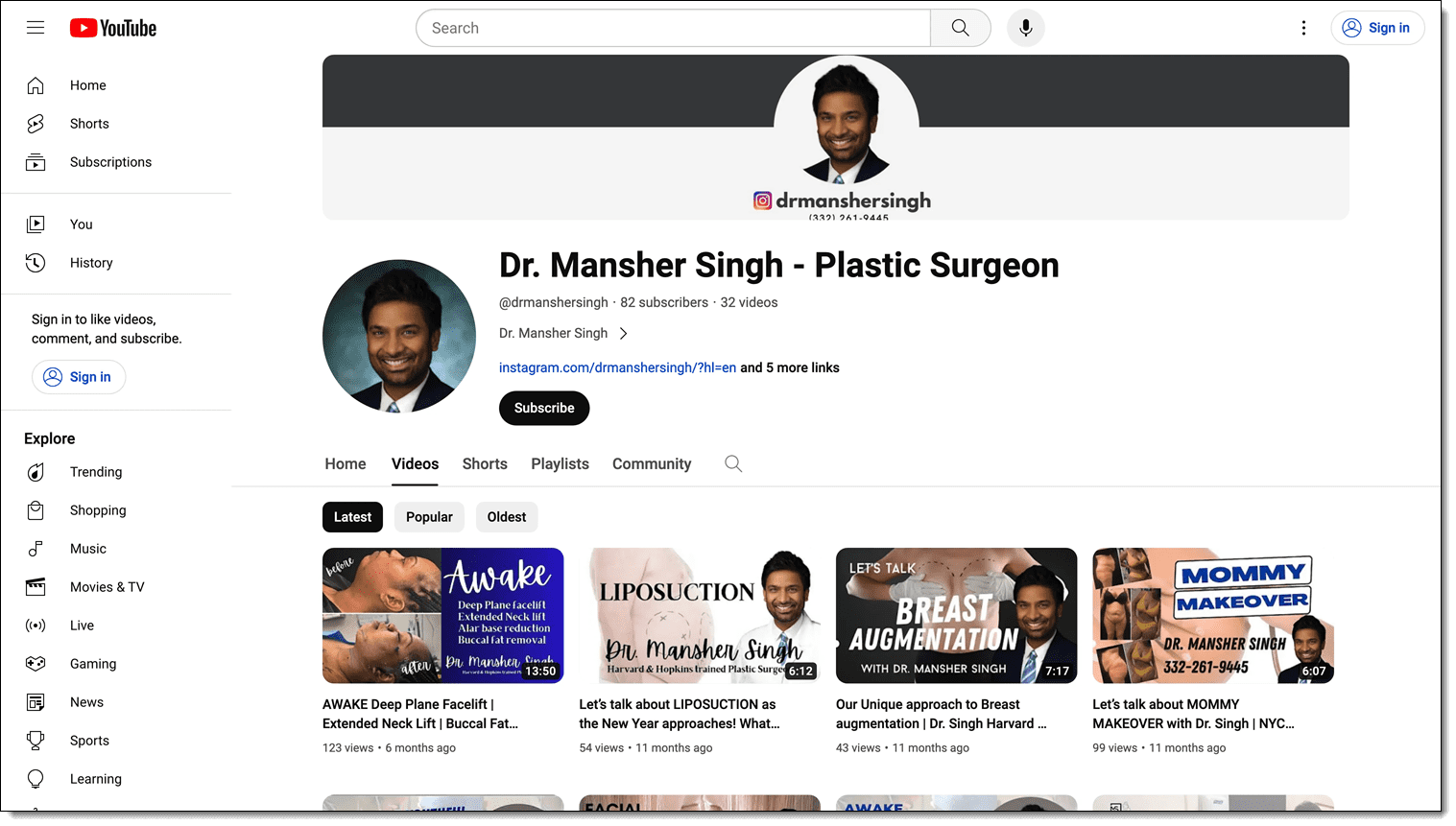 Meet Dr. Mansher Singh of Dr. Mansher Singh, MD in New York, New York ...