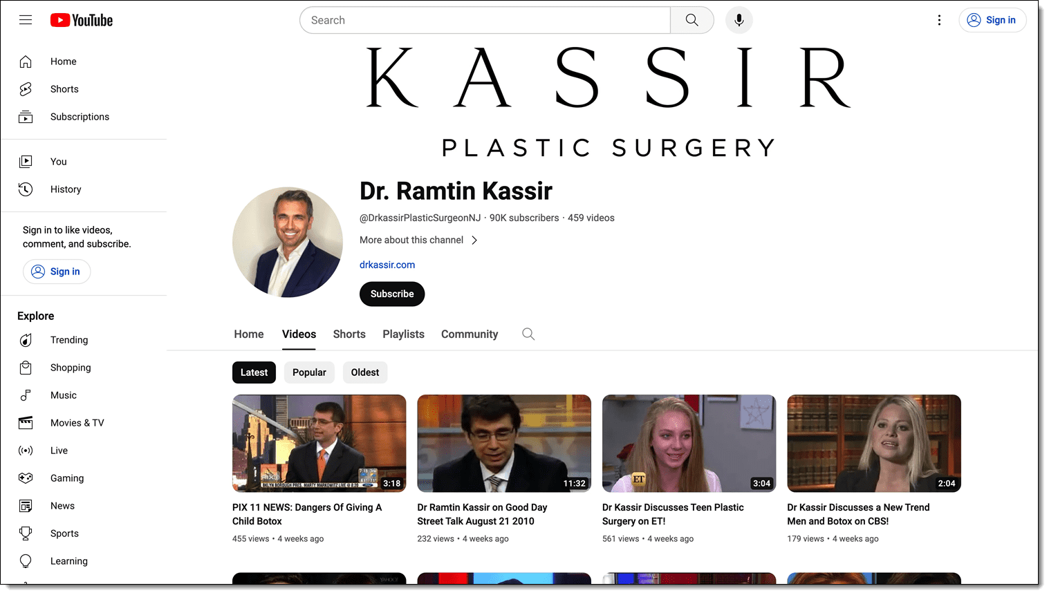 Meet Dr. Ramtin Kassir of Kassir Plastic Surgery in New York, New York - Doctor Marketing, MD™