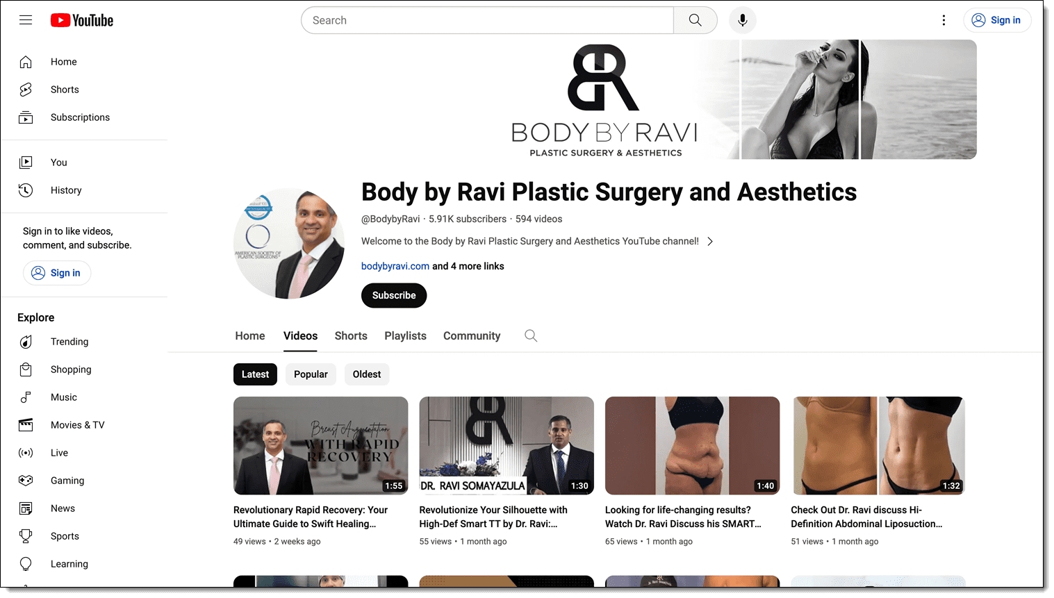 Meet Dr. Swapna Gopathi of Body by Ravi Plastic Surgery and Aesthetics ...