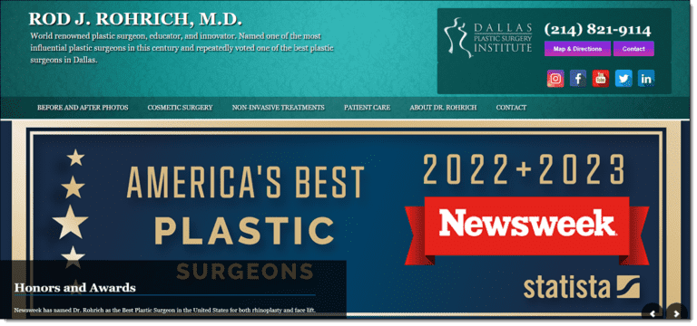 Meet Dr. Rod J. Rohrich of Dallas Plastic Surgery Institute in Dallas ...