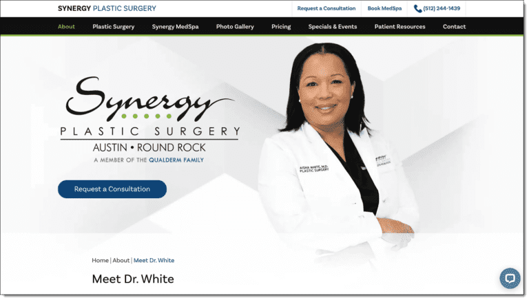 Meet Dr. Aisha White of Synergy Plastic Surgery in Austin, Texas ...