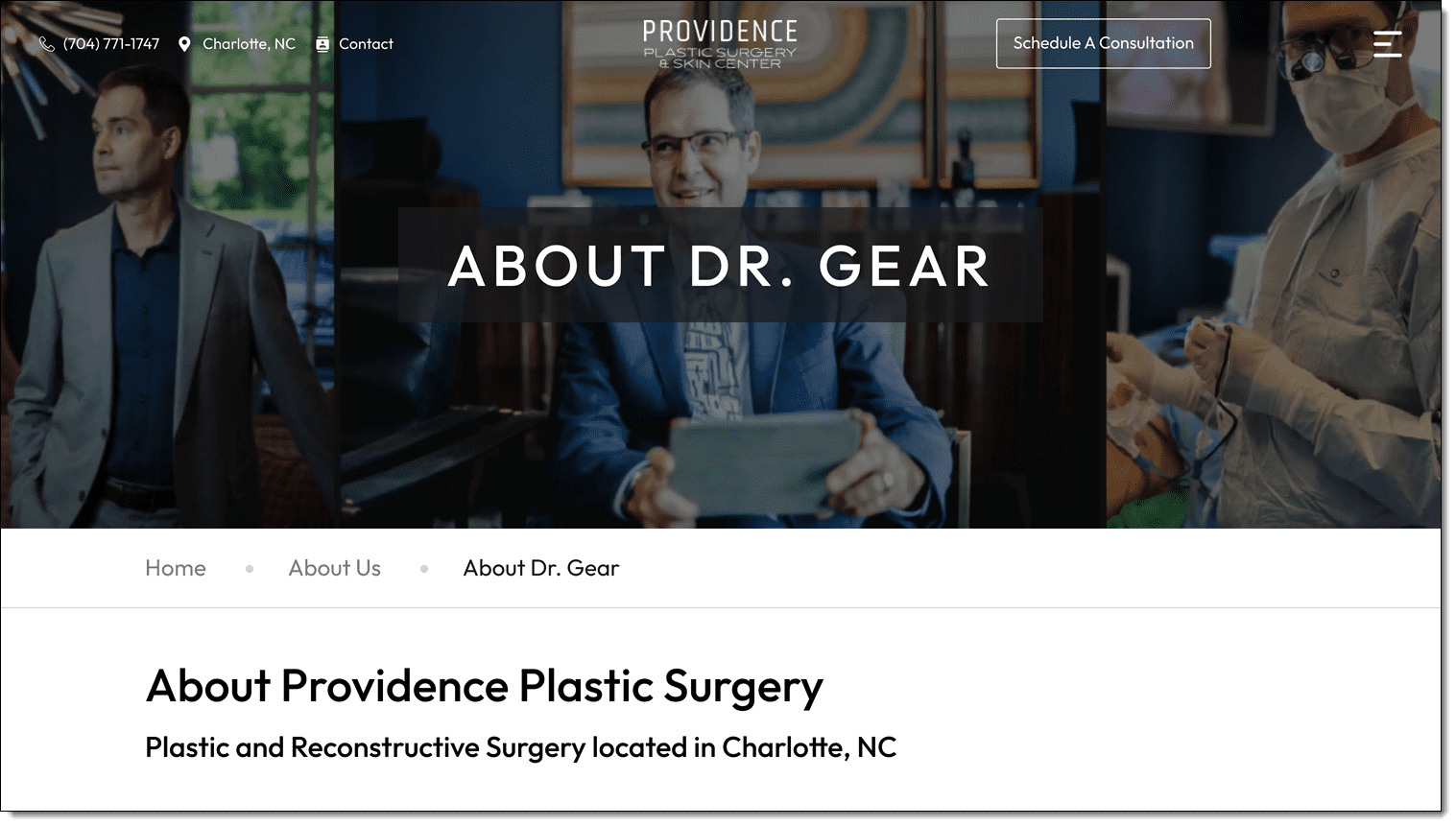 Meet Dr. Andrew Gear of Providence Plastic Surgery & Skin Center in ...