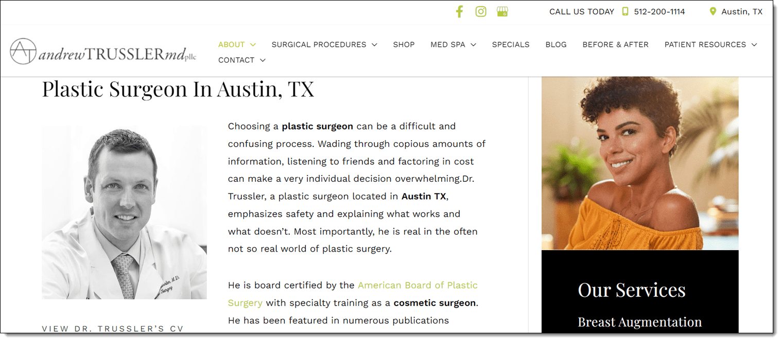 Meet Dr. Andrew Trussler of Andrew Trussler, MD, PLLC in Austin, Texas ...