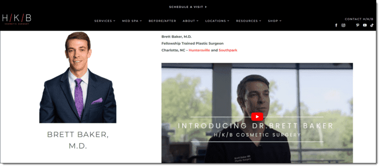 Meet Dr. Brett Baker of H/K/B Cosmetic Surgery in Charlotte, North ...