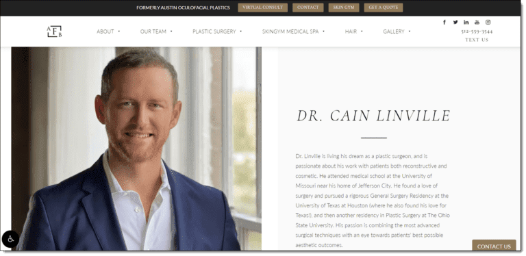 Meet Dr. Cain Linville of Austin Face & Body in Austin, Texas - Doctor ...