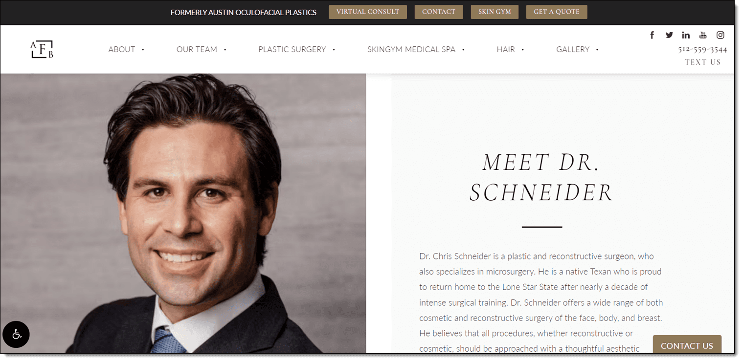 Meet Dr. Chris Schneider of Austin Face & Body in Austin, Texas ...