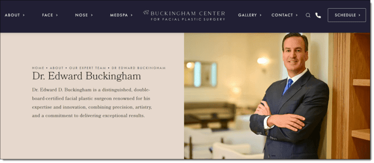 Meet Dr. Edward Buckingham of Buckingham Center For Facial Plastic ...