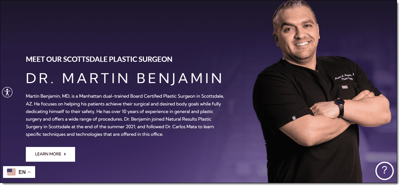 Meet Dr. Martin Benjamin of Natural Results Plastic Surgery in Phoenix, Arizona - Doctor ...