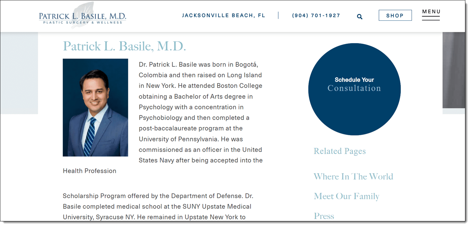 Meet Dr. Patrick Basile of Patrick L. Basile, M.D. Plastic Surgery ...