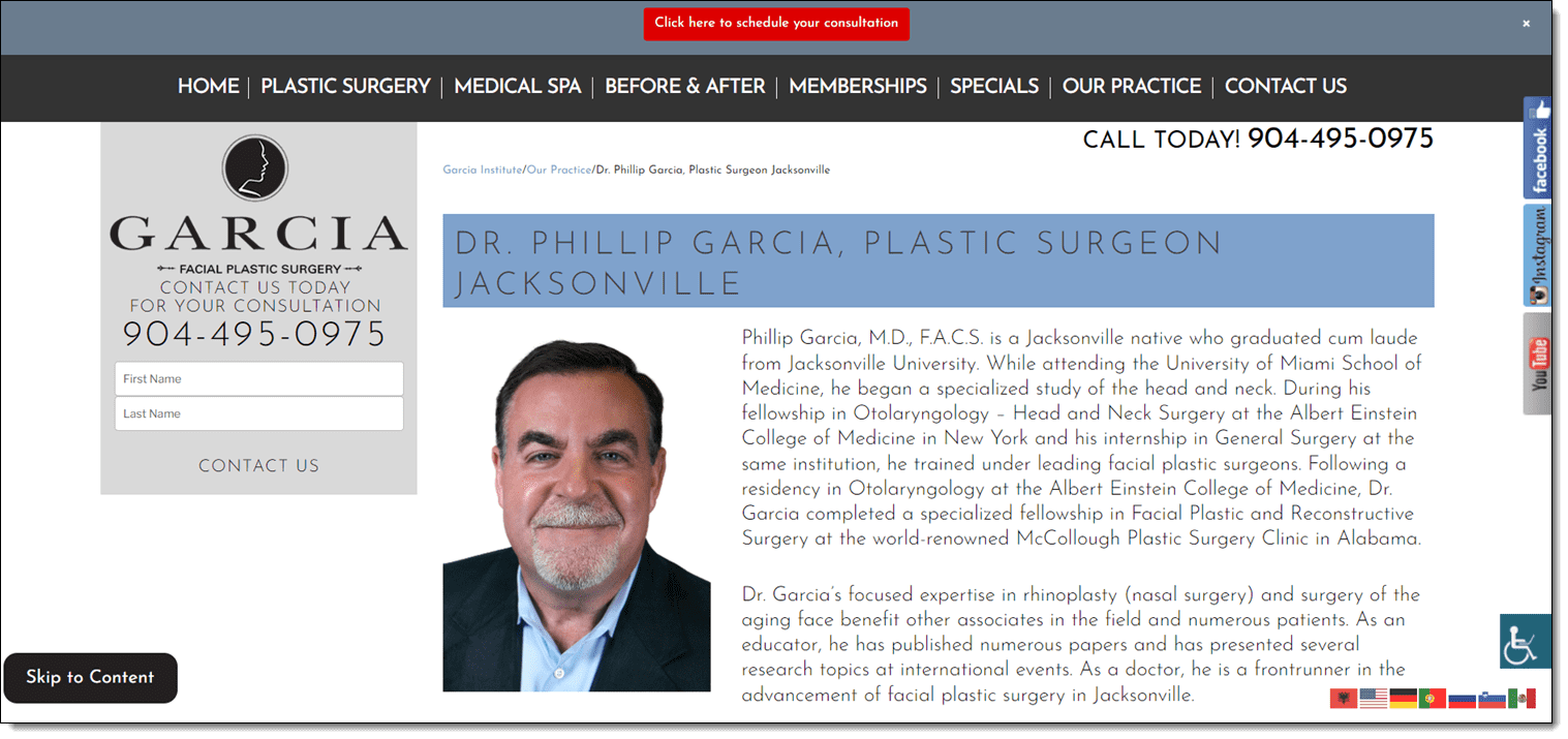 Meet Dr. Phillip Garcia of Garcia Facial Plastic Surgery in ...