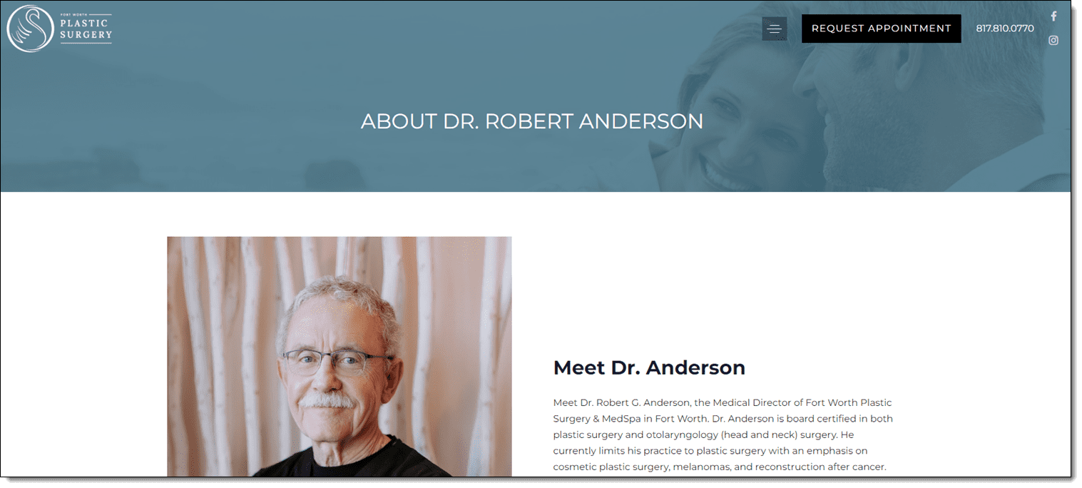 Meet Dr. Robert Anderson of Fort Worth Plastic Surgery & MedSpa in Fort ...
