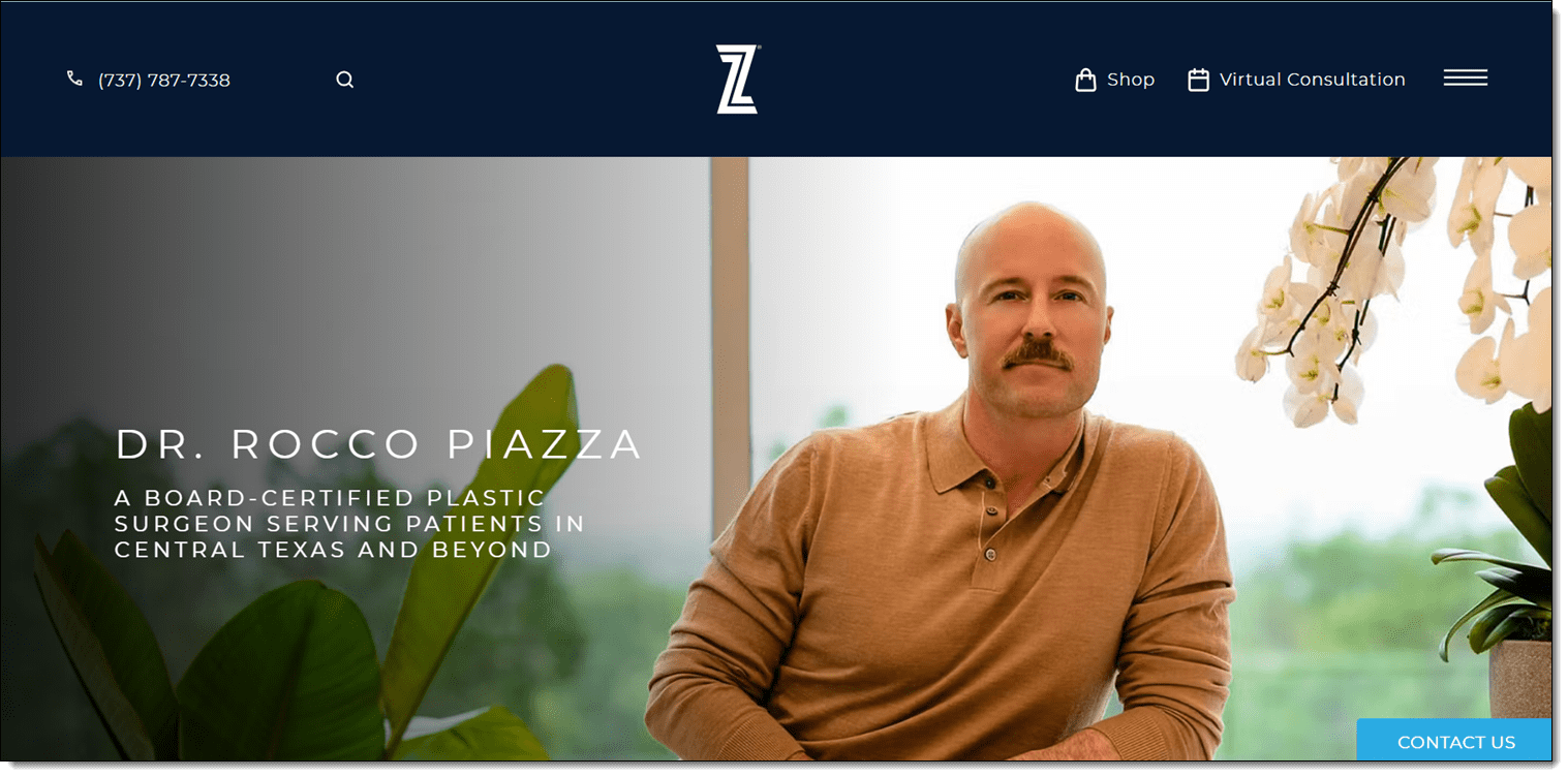 Meet Dr. Rocco Piazza of The Piazza Center in Austin, Texas - Doctor Marketing, MD™