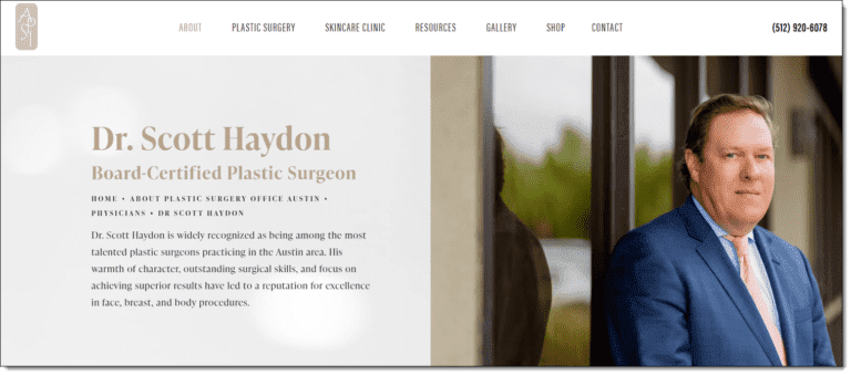 Meet Dr. Scott Haydon of Austin Plastic Surgery Institute in Austin ...