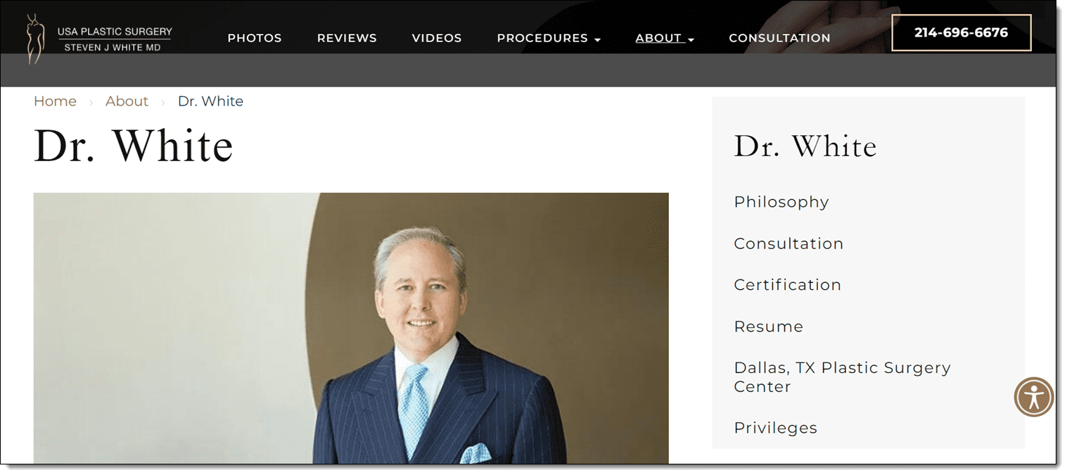 Meet Dr. Steven J. White of USA Plastic Surgery in Dallas, Texas ...