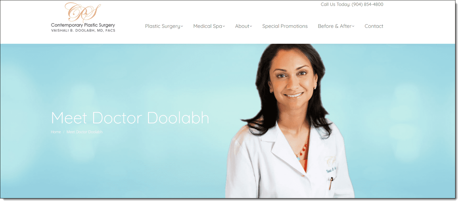Meet Dr. Vaishali Doolabh of Contemporary Plastic Surgery in ...