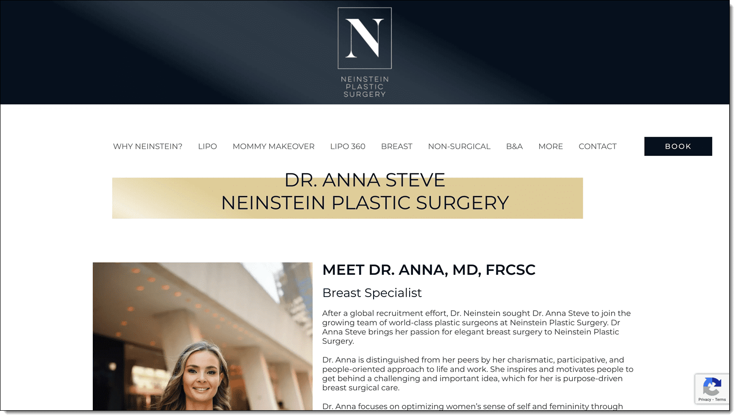 Meet Dr. Anna Steve of Neinstein Plastic Surgery in New York, New York ...
