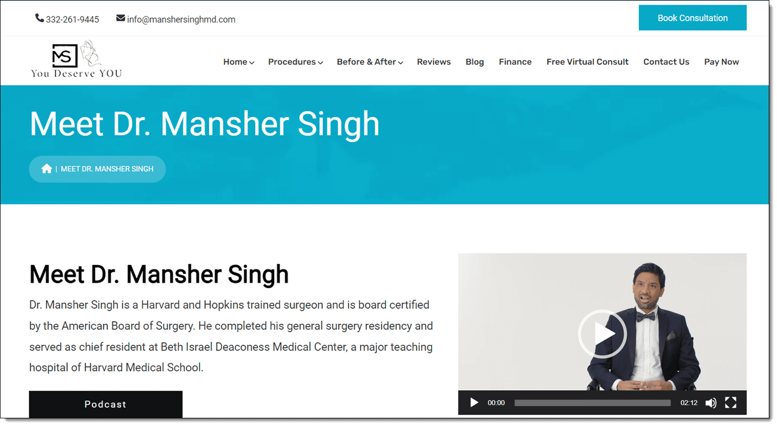 Meet Dr. Mansher Singh of Dr. Mansher Singh, MD in New York, New York ...
