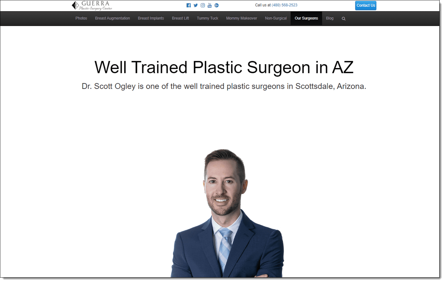 Meet Dr. Scott Ogley of Guerra Plastic Surgery Center in Phoenix ...