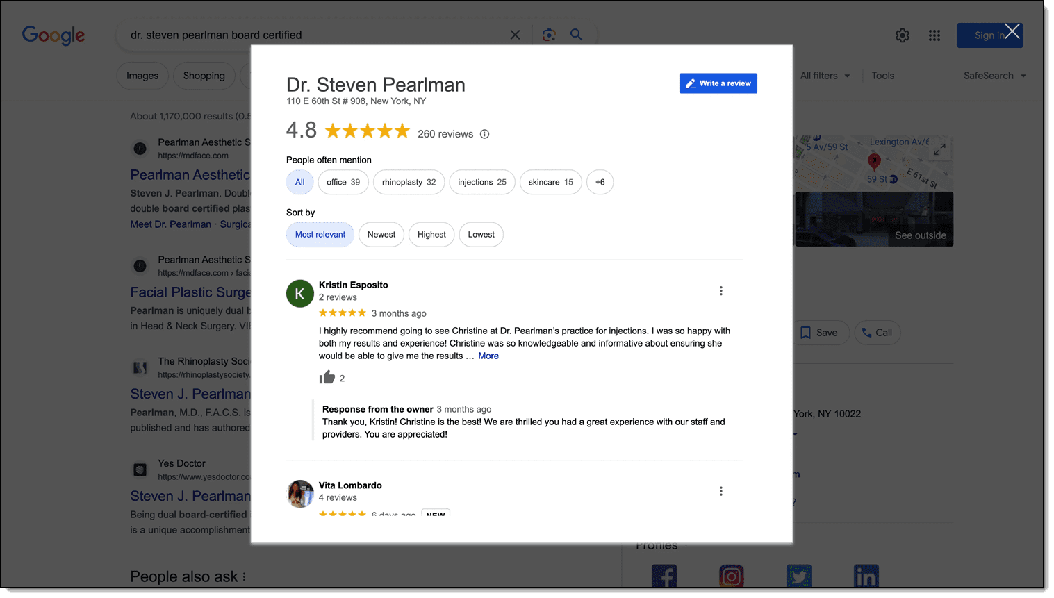 Meet Dr. Steven Pearlman of Pearlman Aesthetic Surgery in New York, New ...