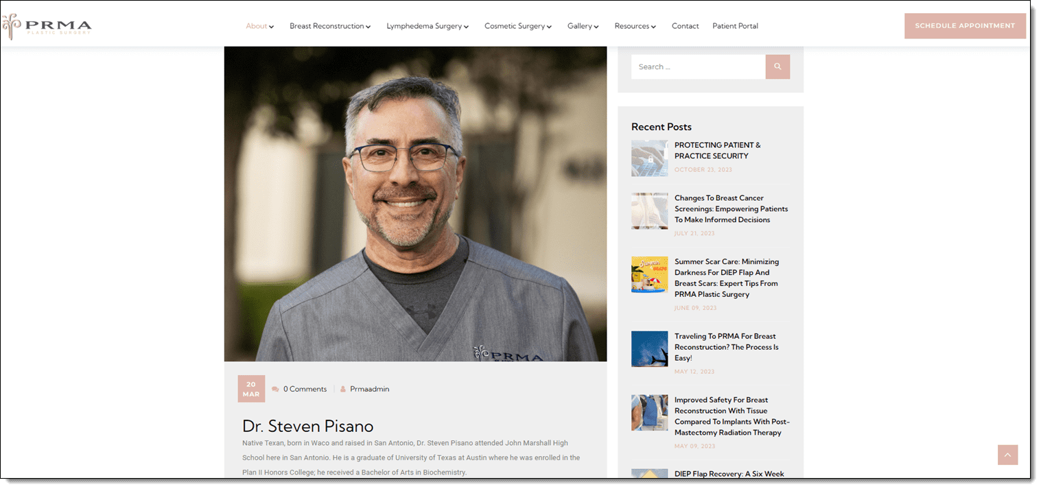 Meet Dr. Steven Pisano of PRMA Plastic Surgery in San Antonio, Texas ...