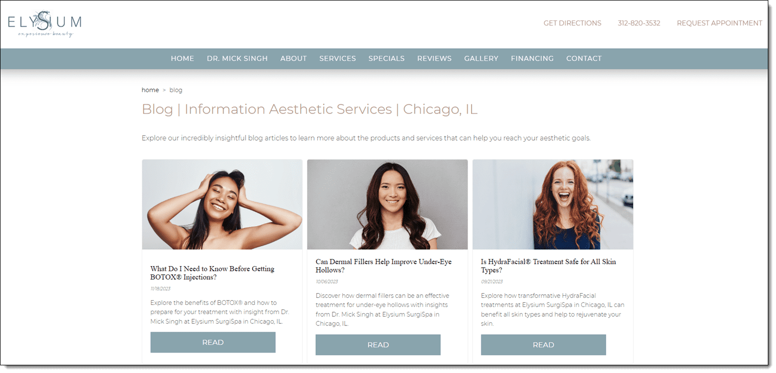 Meet Dr. Mick Singh of Elysium SurgiSpa in Chicago, Illinois - Doctor ...
