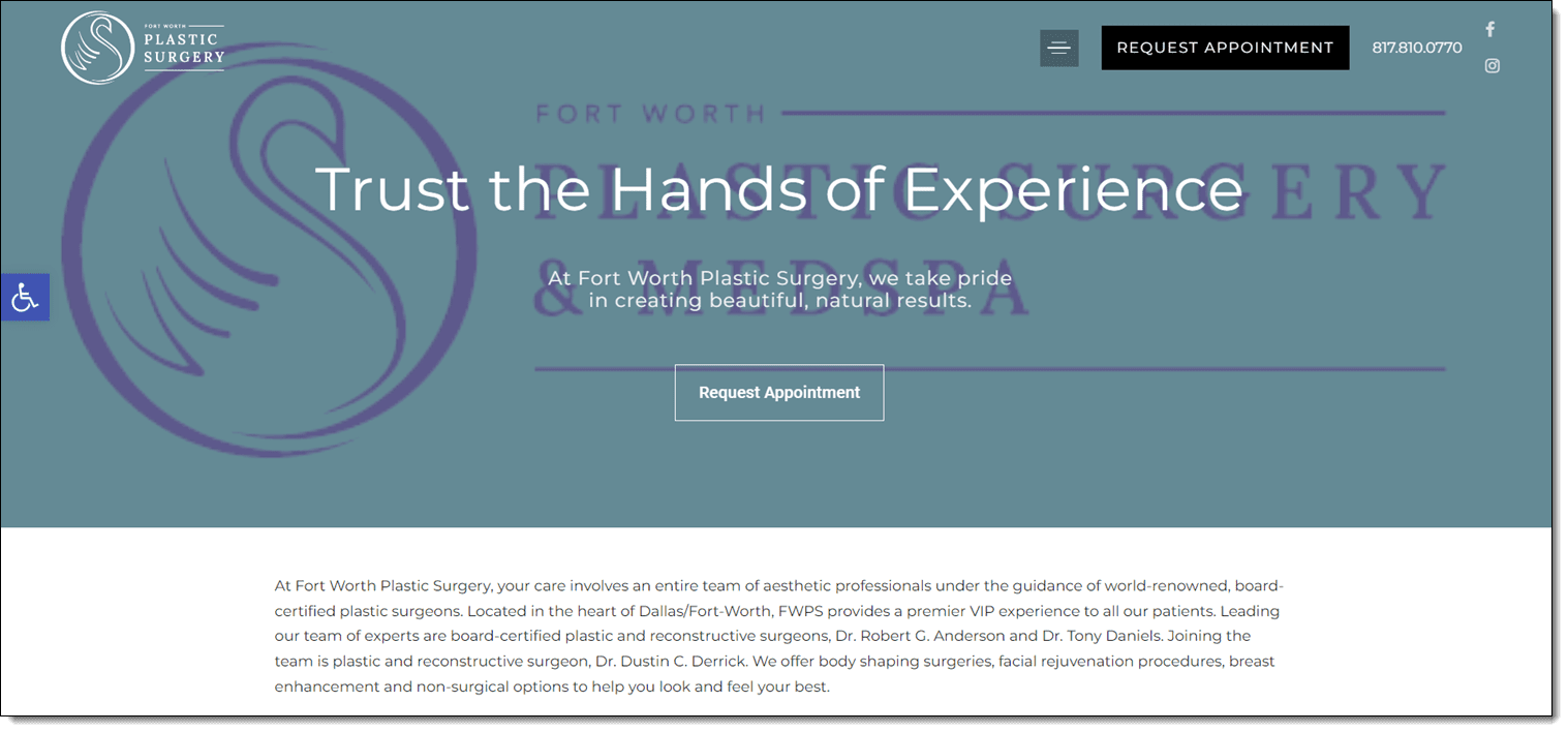 Meet Dr. Dustin Derrick of Fort Worth Plastic Surgery & MedSpa in Fort ...