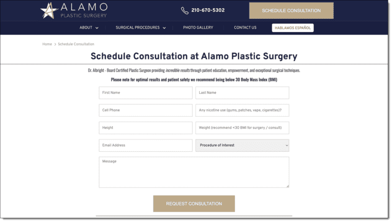 Meet Dr. William B. Albright of Alamo Plastic Surgery in San Antonio ...