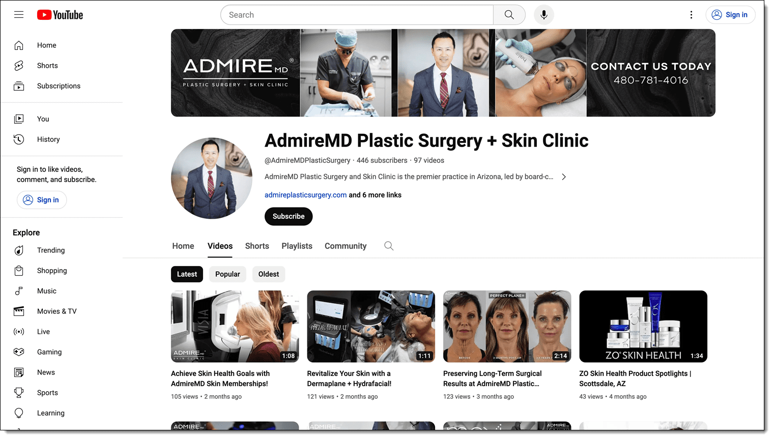 Meet Dr. Anthony A. Admire of AdmireMD Plastic Surgery + Skin Clinic in ...