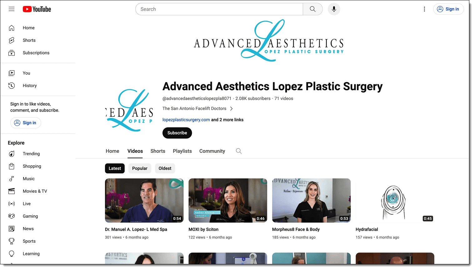 Meet Dr. Manuel A. Lopez of Advanced Aesthetics Lopez Plastic Surgery ...