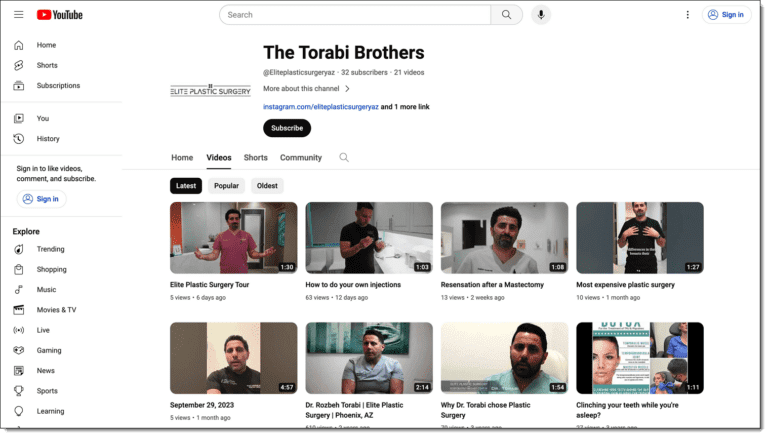 Meet Dr. Rozbeh Torabi of Elite Plastic Surgery in Phoenix, Arizona ...