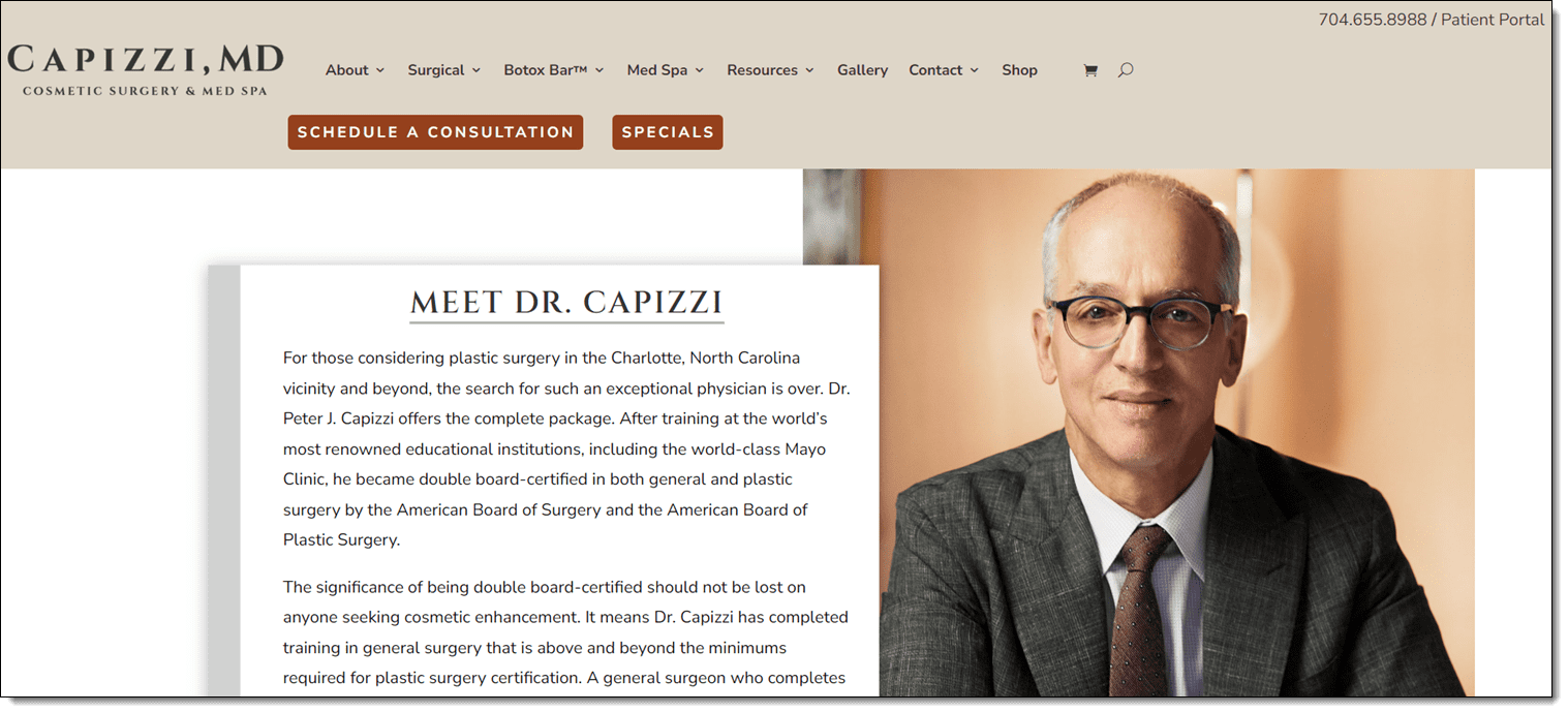 Meet Dr. Peter Capizzi of Capizzi, MD Cosmetic Surgery & Med Spa in ...