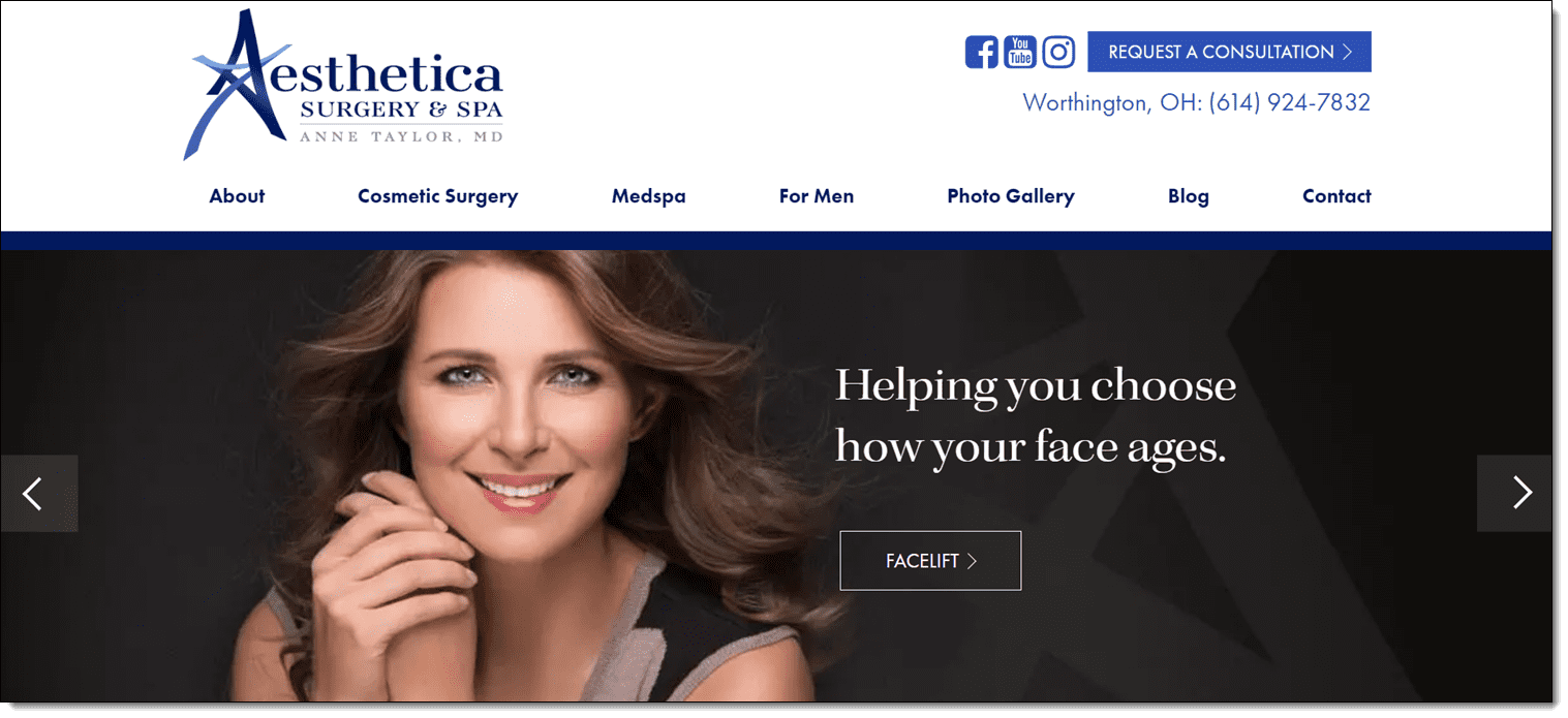 Meet Dr. Anne Taylor of Aesthetica Surgery & Spa in Columbus, Ohio ...