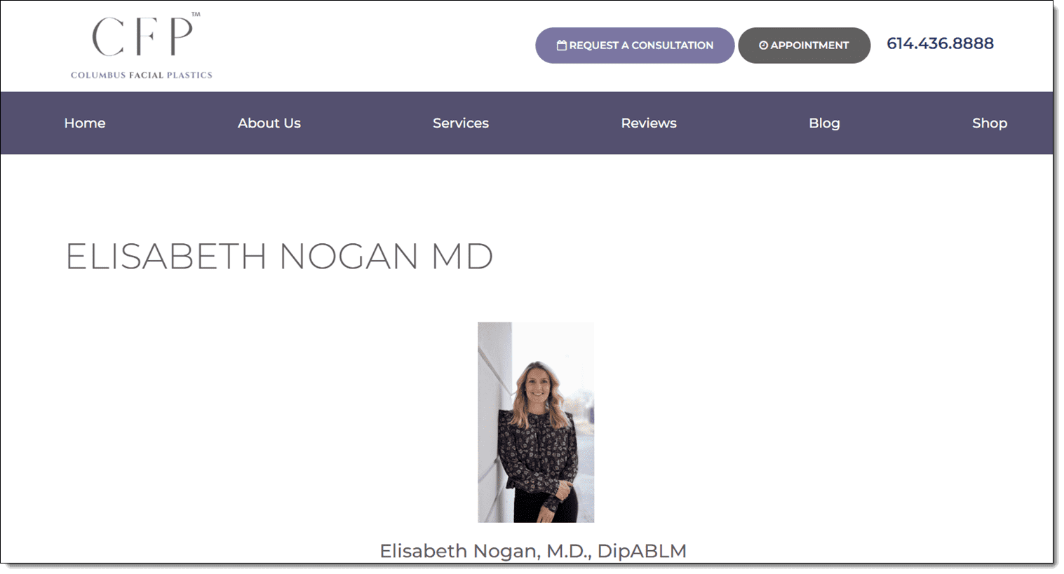 Meet Dr.Elisabeth Nogan of Columbus Facial Plastics in Columbus, Ohio ...