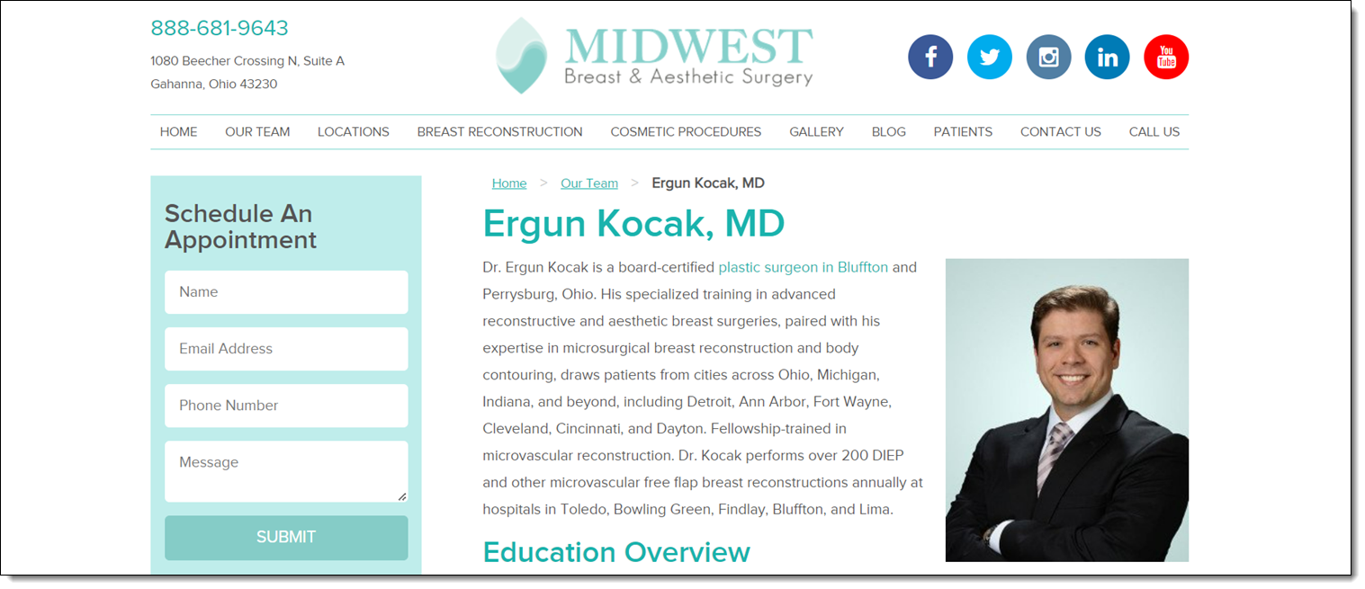Meet Dr. Ergun Kocak of Midwest Breast & Aesthetic Surgery in Columbus ... Meet Dr. Ergun Kocak of Midwest Breast & Aesthetic Surgery in Columbus ...