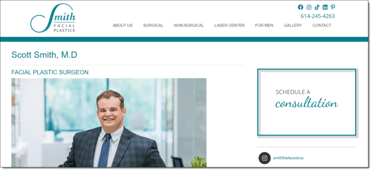 Meet Dr. Scott Smith of Smith Facial Plastics in Columbus, Ohio ...